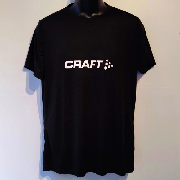 Craft | Tops | New Craft Of Sweden Black Logo Athletic Tee Xl | Poshmark